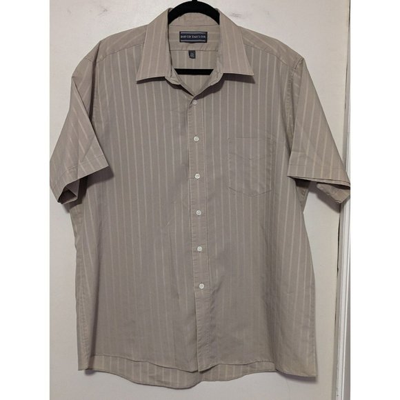 David Taylor | Shirts | David Taylor Shirt Beige Button Down Shirt Size ...